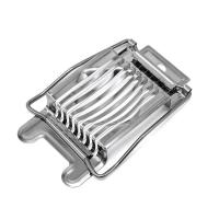 China Stainless Steel Preserved Egg Ham Banana Cutter Slicer 14x9.5x2.2cm Multifunctional Kitchen Tool for Boiled Eggs for sale