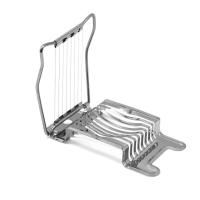 China Stainless Steel Preserved Egg Ham Banana Cutter Slicer 14x9.5x2.2cm Multifunctional Kitchen Tool for Boiled Eggs for sale