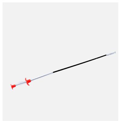 China 60cm Kitchen Sink Plunger and Sewer Toilet Unclogging Tool with Stainless Steel Handle for sale