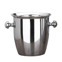 China 304 Stainless Steel Horn Champagne Bucket Thickened Ice Bucket 2L for Wine Hotel Bar for sale
