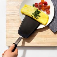 China 2 Pack 600F Heat Resistant Non-Stick Silicone Spatula Set 33.6cm 30.7cm for Kitchen Cooking for sale