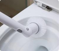 China Cordless Electric Spin Scrubber IPX7 Waterproof with Adjustable Extension Handle for Bathroom Cleaning for sale