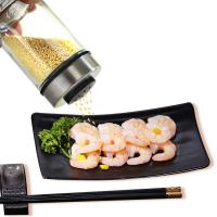 China Lead-Free Glass Spice Jar Set 1.5kg Thickened Stainless Steel Leak-Proof Oil Spray Bottle with Dust Cap for sale