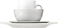 China Manufacture Round Dinner Table Set Fine Plates Set for White Bone Porcelain Dinner Ware for sale