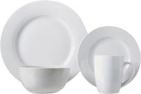 China Manufacture Round Dinner Table Set Fine Plates Set for White Bone Porcelain Dinner Ware for sale