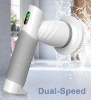 China Cordless Electric Spin Scrubber 9 in 1 Cleaning Brush 380RPM USB Rechargeable for sale