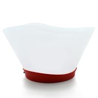 China Custom Logo LED Ice Bucket 12L Clear Beer Champagne Wine Bottle Cooler for Party for sale