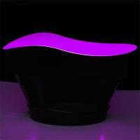 China Custom Logo LED Ice Bucket 12L Clear Beer Champagne Wine Bottle Cooler for Party for sale