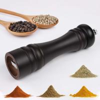 China Manual Ceramic Core Pepper Spice Grinder Dutch Wood Kitchen Tools in Filled Pepper Grinder for sale