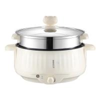 China Non-Stick Electric Skillet 20-16cm Portable Hot Pot for Home Kitchen Cooking for sale