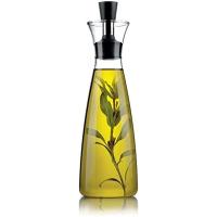 China High Borosilicate Glass Oil Pot 5.5x27.5x8cm Heat Resistant Explosion Proof Kitchen Oil Vinegar Spice Container for sale