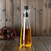 China High Borosilicate Glass Oil Pot 5.5x27.5x8cm Heat Resistant Explosion Proof Kitchen Oil Vinegar Spice Container for sale