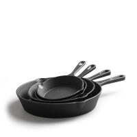 China Non-Stick Cast Iron Frying Pan Skillet 34cm Classic Design for Hotel Restaurant Home for sale