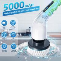 China Portable Rechargeable Electric Cleaning Brush 9 in 1 with 8 Brush Heads 450 RPM Dual Speed for sale