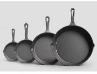 China Non-Stick Cast Iron Frying Pan Skillet 34cm Classic Design for Hotel Restaurant Home for sale