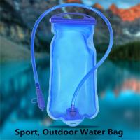 China Foldable PEVA Water Storage Pouch 1L 2L 3L for Camping Hiking Sports BPA Free Portable for sale