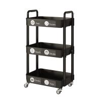 China 2 3 4 5 Tier Square Rotating Storage Shelf Rack for Kitchen and Bathroom Organization for sale