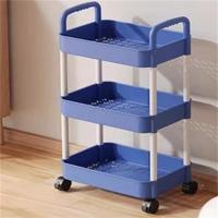 China 2 3 4 5 Tier Square Rotating Storage Shelf Rack for Kitchen and Bathroom Organization for sale