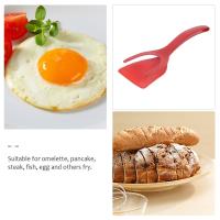 China Fruit Vegetable Tools Type 2 In 1 Spatula Tong PPA Material Grip and Flip Egg Clip for sale