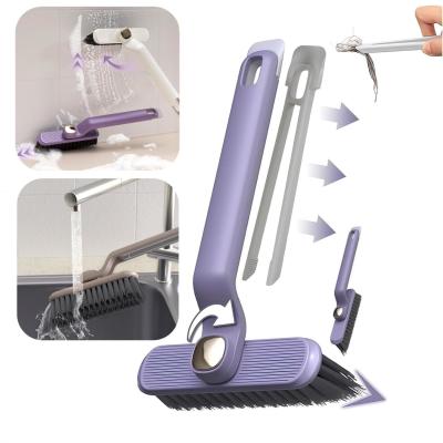 China 3-in-1 Multifunctional Rotating Crevice Cleaning Brush 360 Degree for Kitchen Bathroom Household for sale