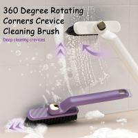 China 3-in-1 Multifunctional Rotating Crevice Cleaning Brush 360 Degree for Kitchen Bathroom Household for sale