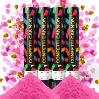 China Biodegradable Confetti Cannon 60cm Hand-Screwed Gender Reveal Party Popper for sale