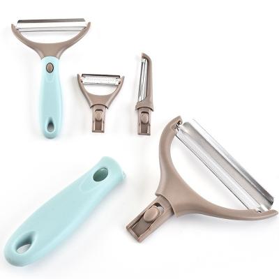 China Best Set of 4 Pcs Peelers Multifunctional Kitchen Gadget for Fruit Vegetable Tools for sale