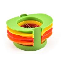 China Egg Slicer Set 3 Cutters for Thin Slices Easy Manual Egg Cutting Tool PP Plastic With Slicer Stand for sale