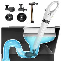China Air Pressure Toilet Plunger Drain Blaster 930g High Pressure Plumbing Unclogging Tool for sale