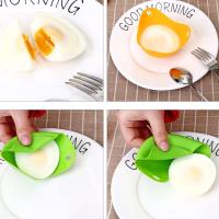 China Custom Logo Silicone Microwave Egg Poacher Cups for Perfect Poached Eggs 9CM Diameter for sale