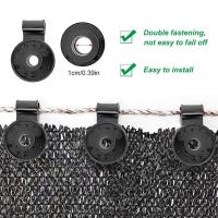 China Heavy Duty Shade Cloth Clips Lock Grip for Sun Shade Net and Plastic Mesh 10mm for sale