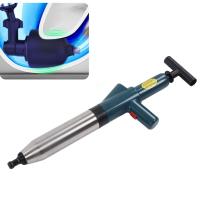 China High Pressure Air Toilet Plunger 8Bar with 4 Replaceable Heads for Drain Cleaning for sale