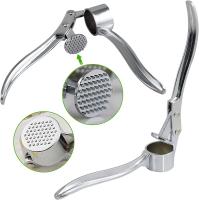 China Stainless Steel Zinc Alloy Manual Garlic Press 15.5cm Kitchen Grater Multi Grater for sale