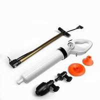 China High Pressure Air Powered Toilet Plunger 930g Household Drain Dredge with 4 Heads for sale