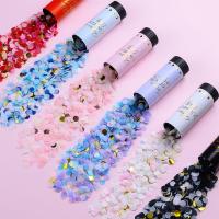 China Biodegradable Paper Spring Confetti Poppers 11cm 30cm Custom Logo for Wedding Birthday Party for sale