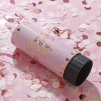 China Biodegradable Paper Spring Confetti Poppers 11cm 30cm Custom Logo for Wedding Birthday Party for sale