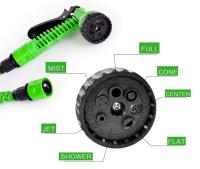 China Sunny Expandable Garden Hose 25-200FT 1:3 Ratio with 7 Function Spray Nozzle for sale