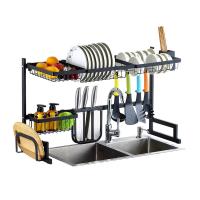 China Customized Logo Kitchen Organizer Plate Tableware Drainer Dish Drying Rack Organizer for sale
