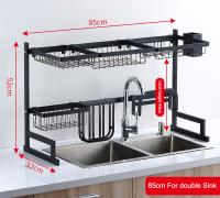China Customized Logo Kitchen Organizer Plate Tableware Drainer Dish Drying Rack Organizer for sale
