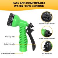 China Expandable Garden Water Hose 25-250ft Heavy Duty with 7 Function Spray Nozzle 1:3 Expanding Rate for sale