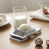 China Stainless Steel Handheld Egg Slicer 13.3cm Kitchen Tool for Hard Boiled Eggs for sale