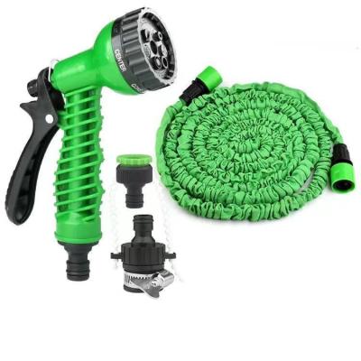 China Expandable Garden Hose 250ft Telescopic Magic Water Pipe with 7 Function Nozzle 1:3 Expanding Rate for sale