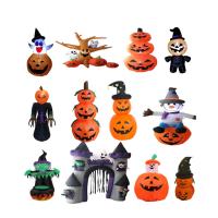 China Plastic Halloween Inflatable Pumpkin Tombstone with LEDs 0.5-3.5kg Outdoor Decoration for sale