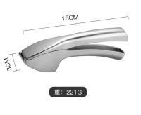China Stainless Steel Zinc Alloy Manual Garlic Press 16cm Hand Press Kitchen Tool for sale