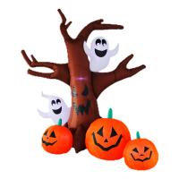 China Christmas LED Holiday Inflatable Pumpkin Skeleton Props Outdoor Decoration 0.5-3.5kg for sale