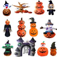 China Christmas LED Holiday Inflatable Pumpkin Skeleton Props Outdoor Decoration 0.5-3.5kg for sale