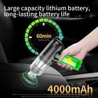 China 90W 9000Pa Wireless Handheld Vacuum Cleaner Brushless Motor USB Rechargeable 377g for sale