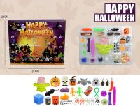 China Cartoon Fidget Squishy Toy Blind Box 18pcs 24pcs Halloween Squeeze Toys for Kids for sale