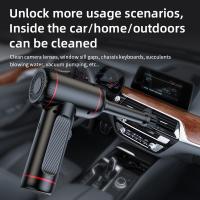 China Cordless Car Vacuum Cleaner 6000Pa Suction 4 in 1 Handheld USB Rechargeable for sale