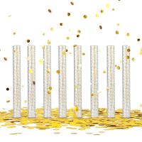 China Biodegradable Tissue Confetti Wands 35cm for Wedding Party Festival Gender Reveal for sale